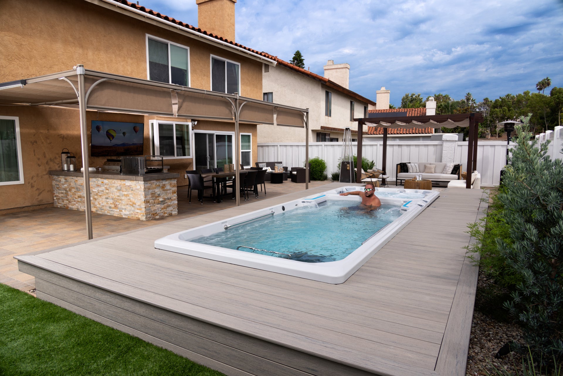 E500 15 Foot Swim Spa | Leisure Time Inc.